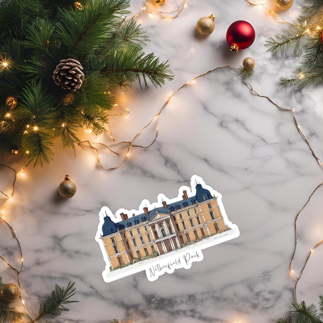 Netherfield Park Kiss-cut Stickers, Pride and Prejudice, Jane Austen ...