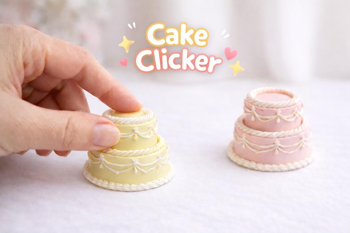 Cake Clicker Fidget Toy | Pastel Desk Toy - Etsy