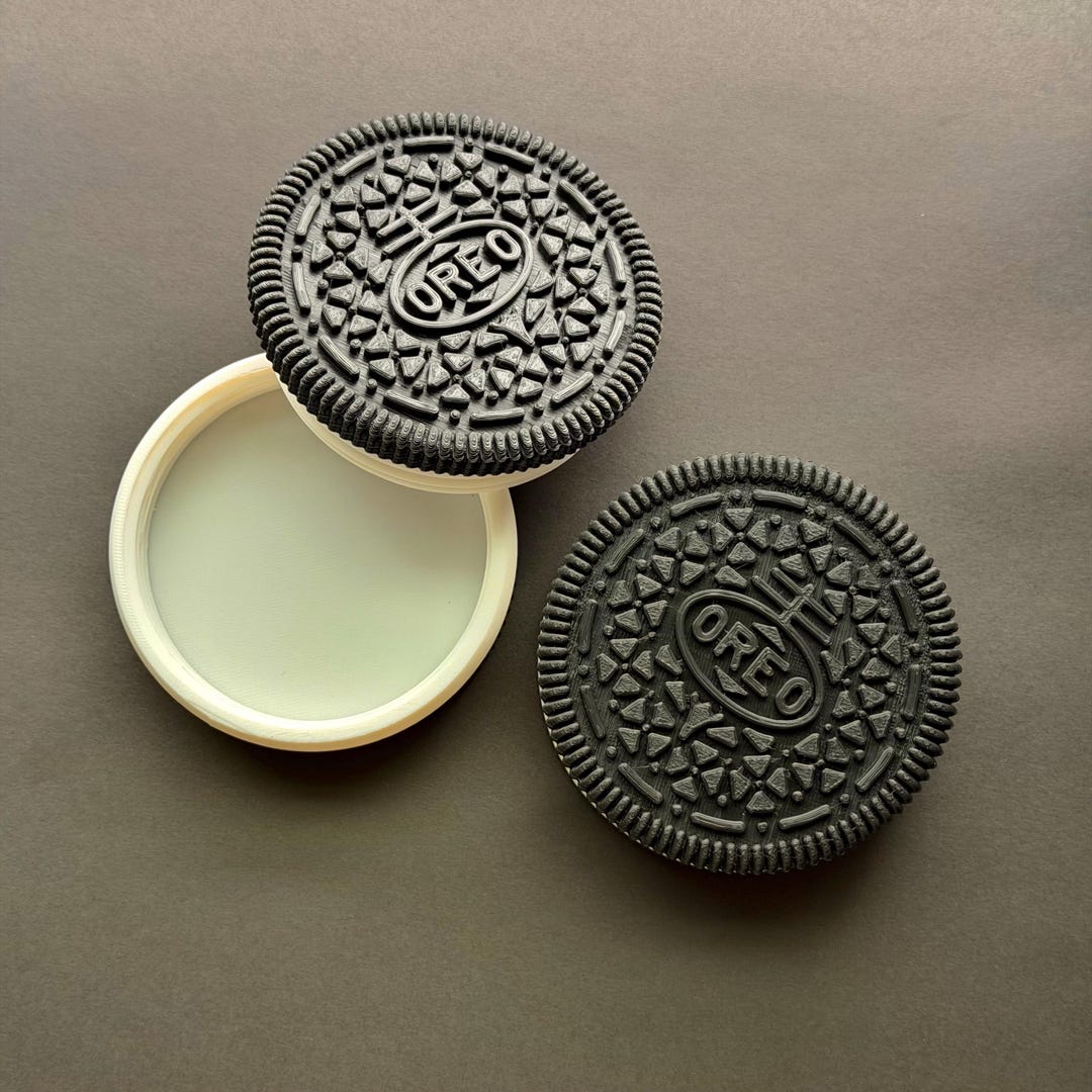 3D Printed Oreo Cookie Stash Box | Secret Storage Container | Oreo ...