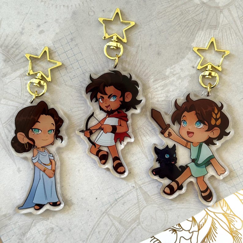 Epic the Musical Inspired Acrylic Charms/keychains 3in | Odysseus ...