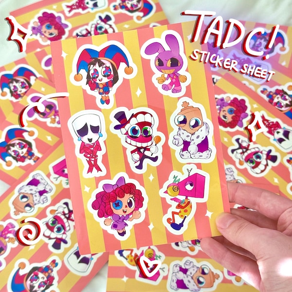 Sticker Sheet Tadc - Etsy