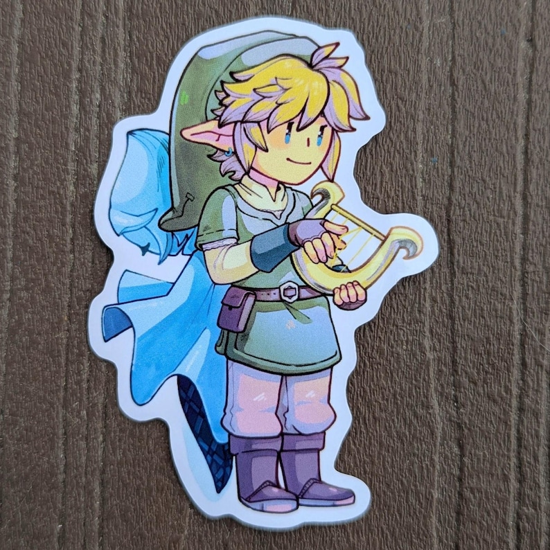 Cute Musical Zelda Fan Art Stickers | Link and Sheik Stickers | TP, SS ...