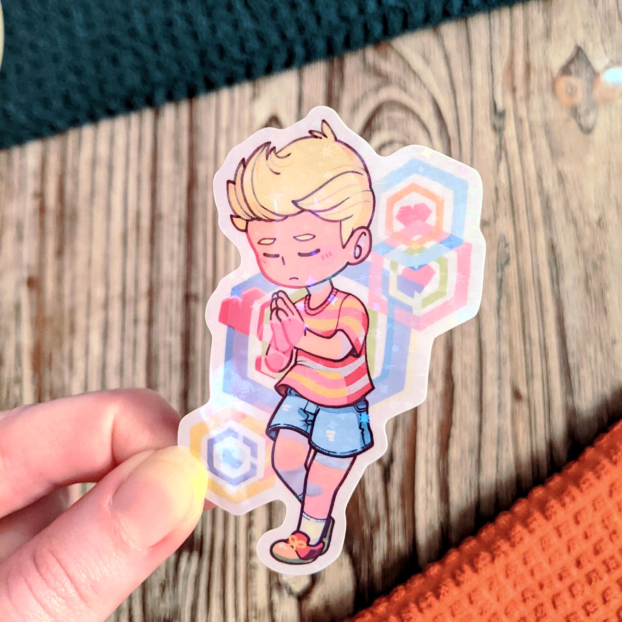 Earthbound Mother Fan Art Stickers Waterproof Holographic Vinyl Sticker ...