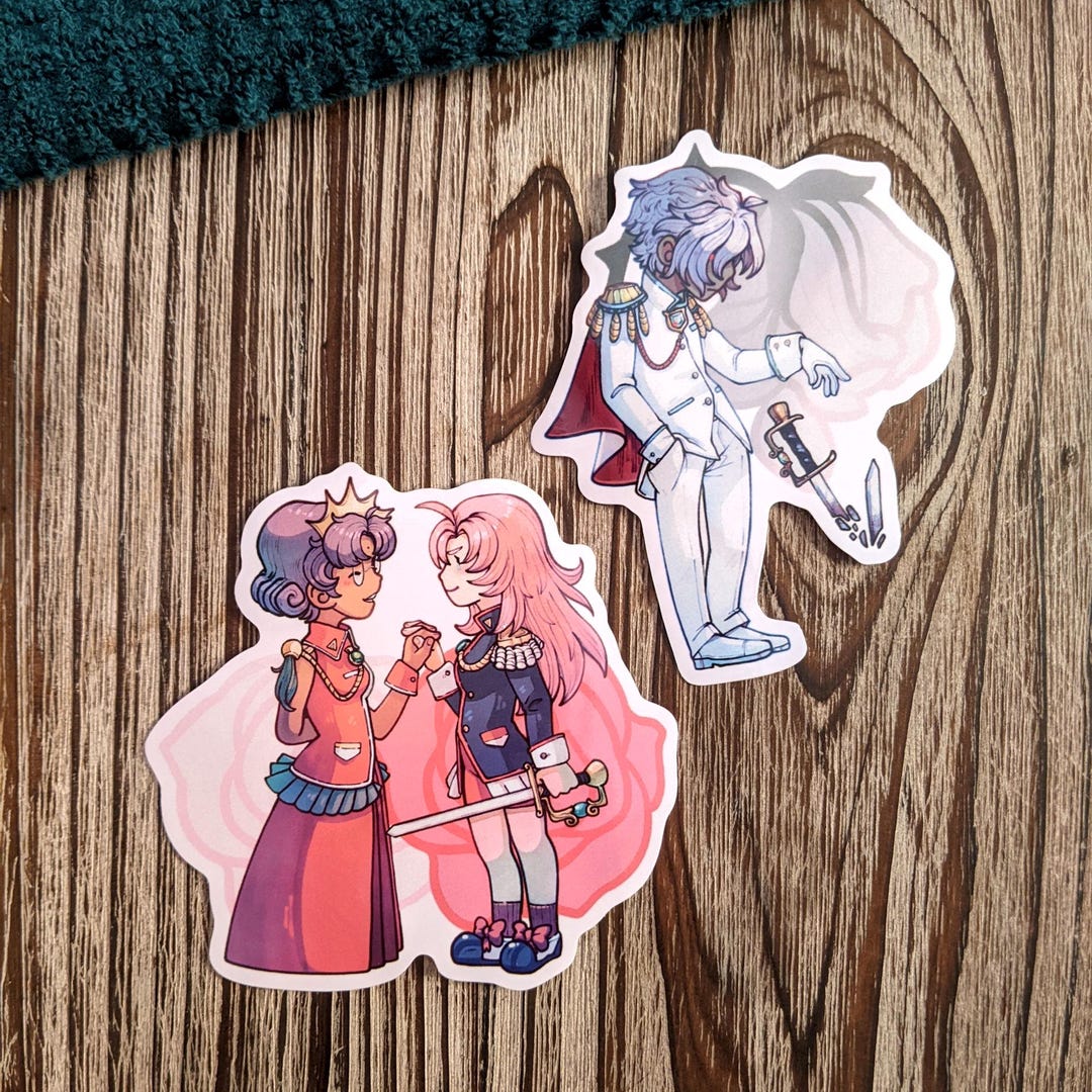 Cute Anime Chibi Utena Fan Art Stickers Waterproof Vinyl Sticker Laptop ...