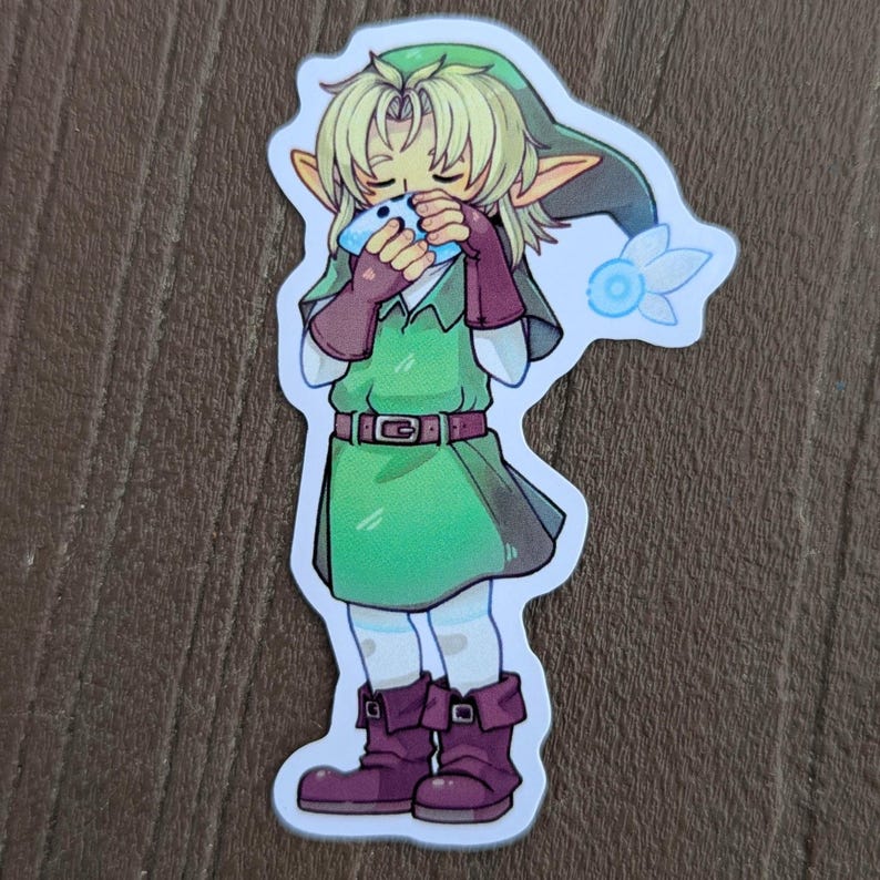 Cute Musical Zelda Fan Art Stickers | Link and Sheik Stickers | TP, SS ...