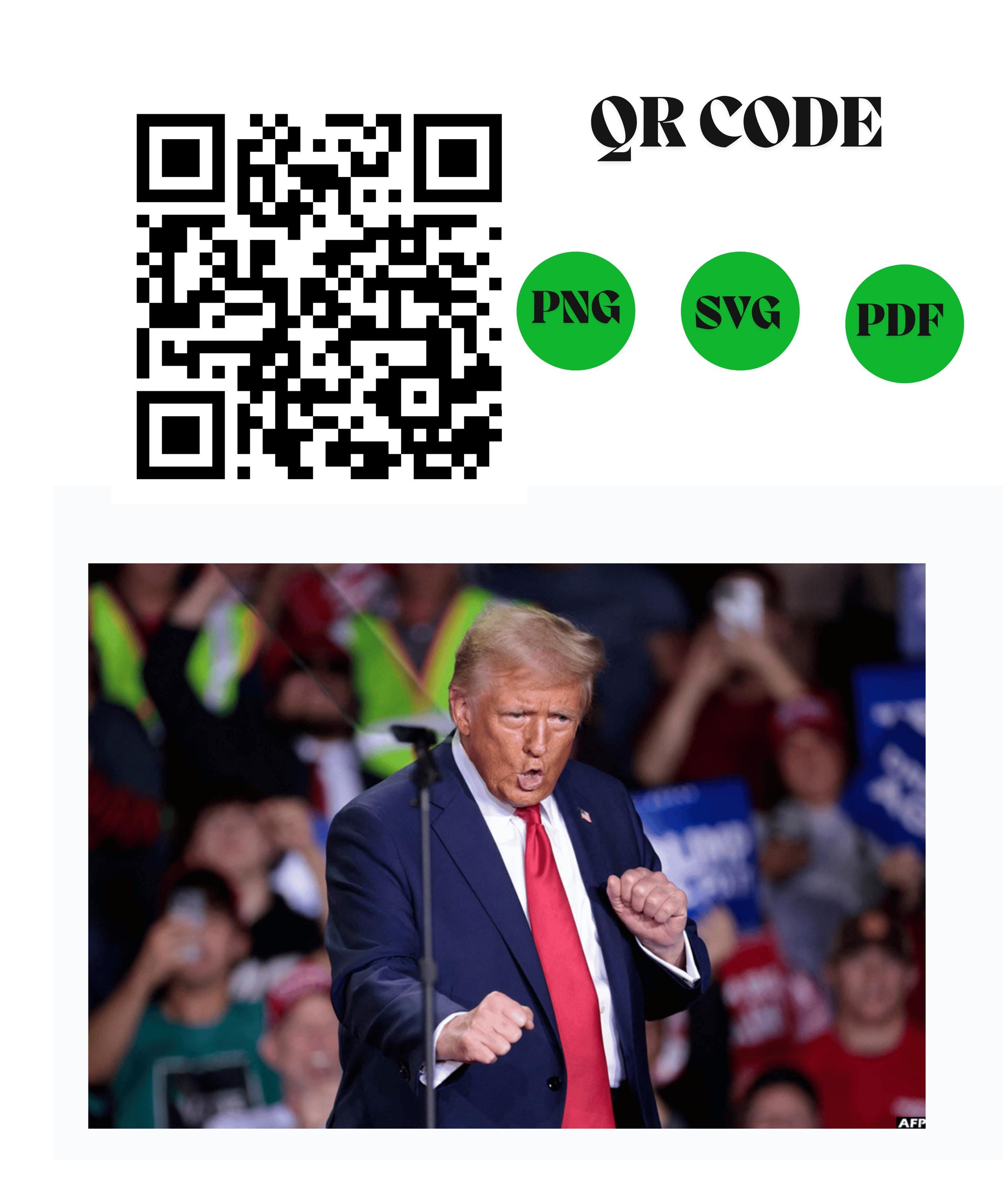 Ultimate Trump QR Code Prank Pack (svg-png) | Hilarious MAGA Design ...