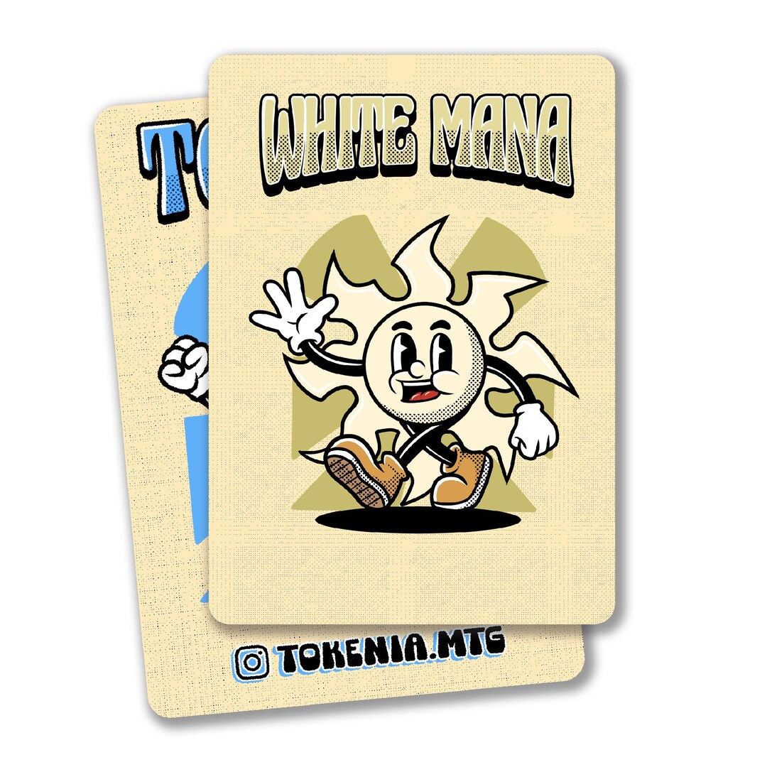 White Mana Token - Etsy