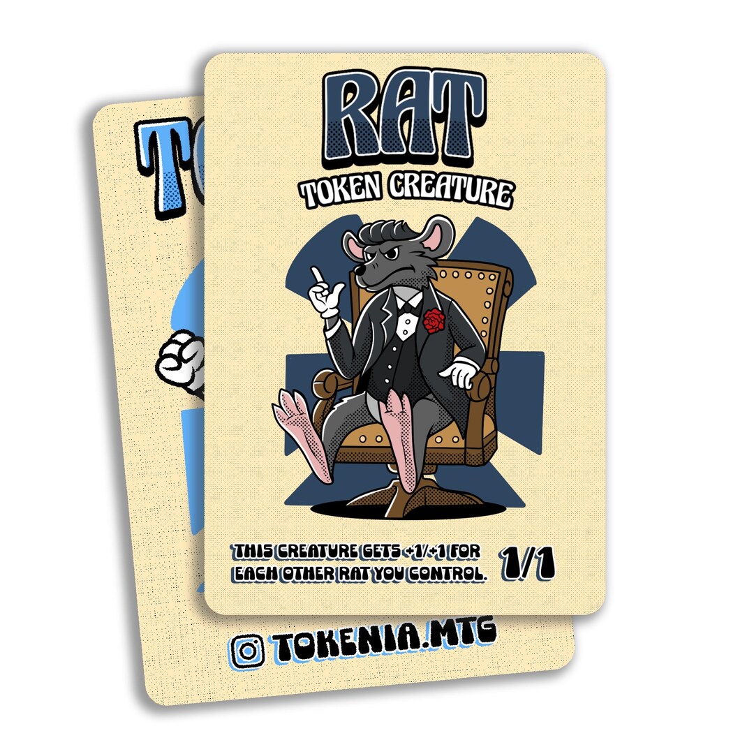 Rat +1/+1 Token - Etsy