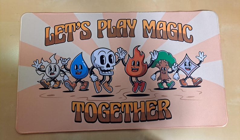 Playmat "let's Play Magic Together" - Etsy