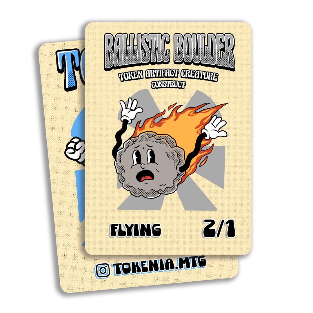 Ballistic Boulder Token - Etsy