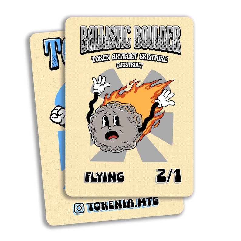 Ballistic Boulder Token - Etsy