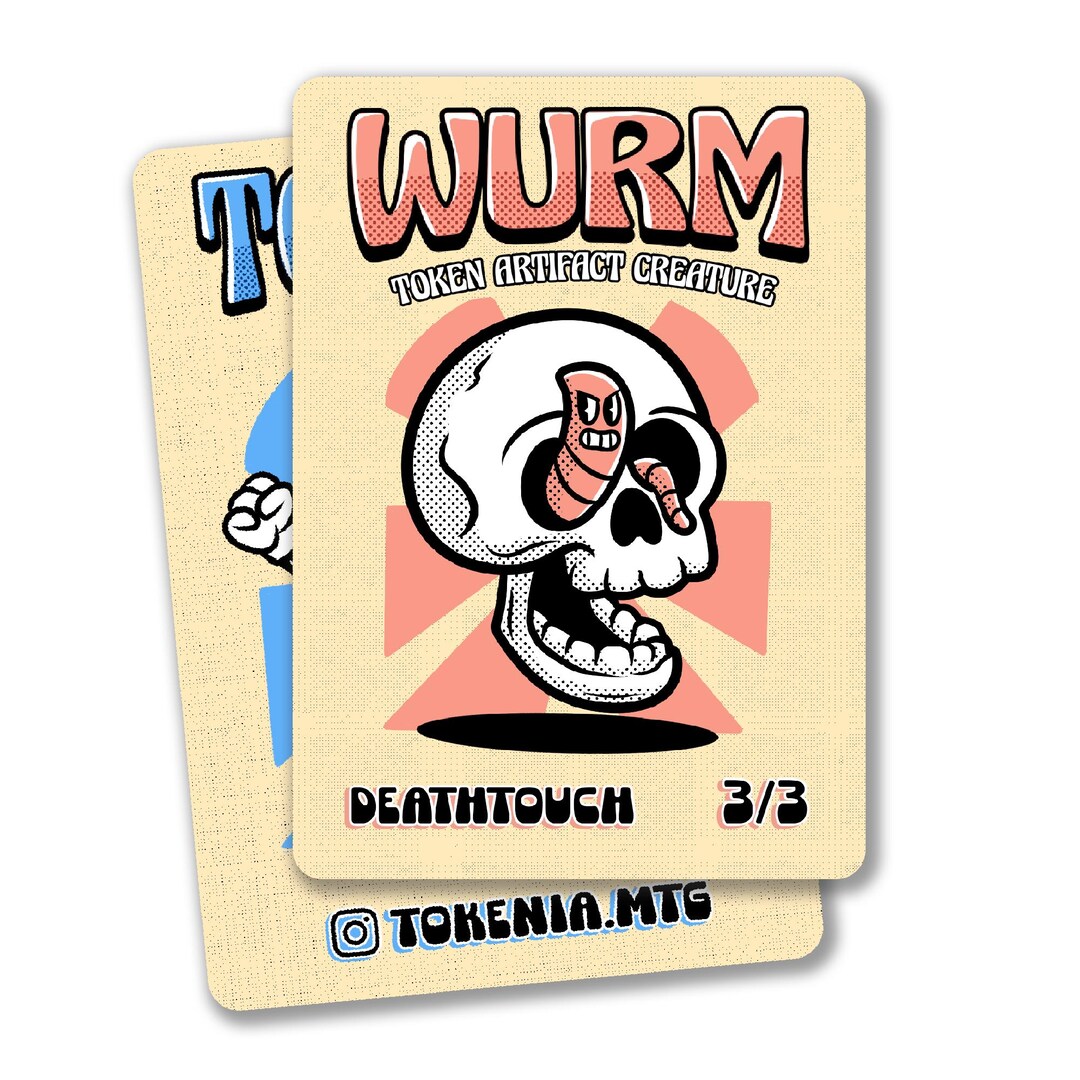 Wurm Deathtouch Token - Etsy