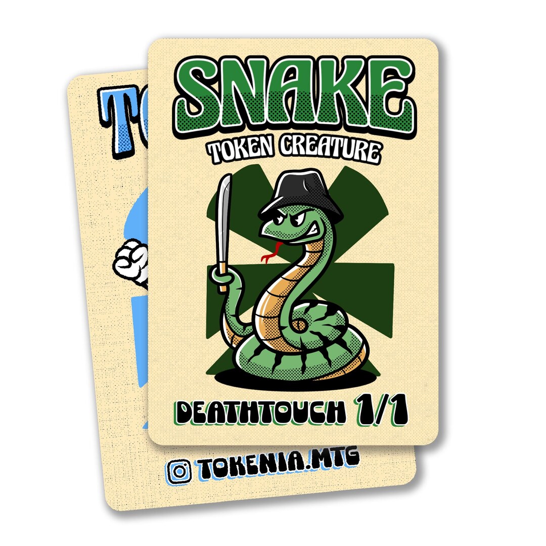 Snake Token - Etsy