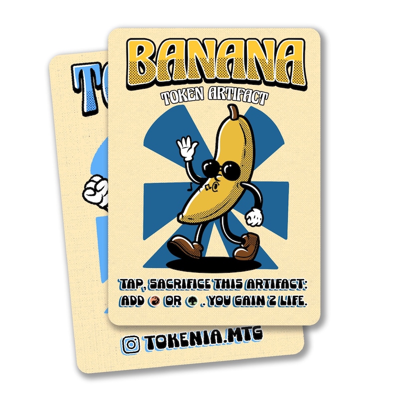 Mtg Banana Token - Etsy