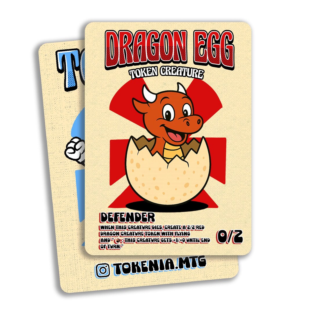 Dragon Egg Token - Etsy