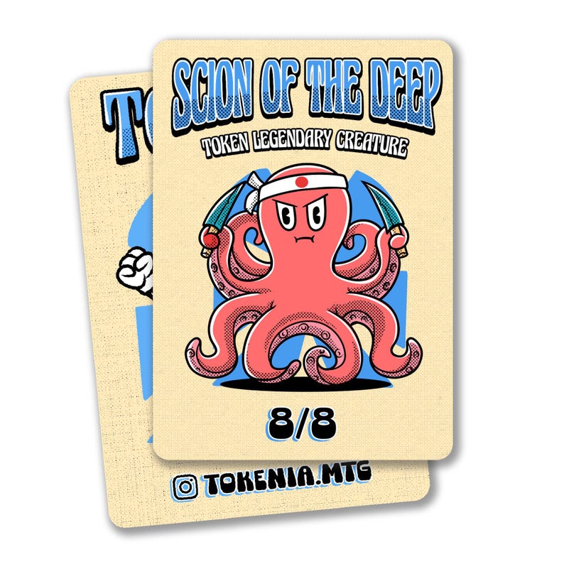 Scion of the Deep Token - Etsy