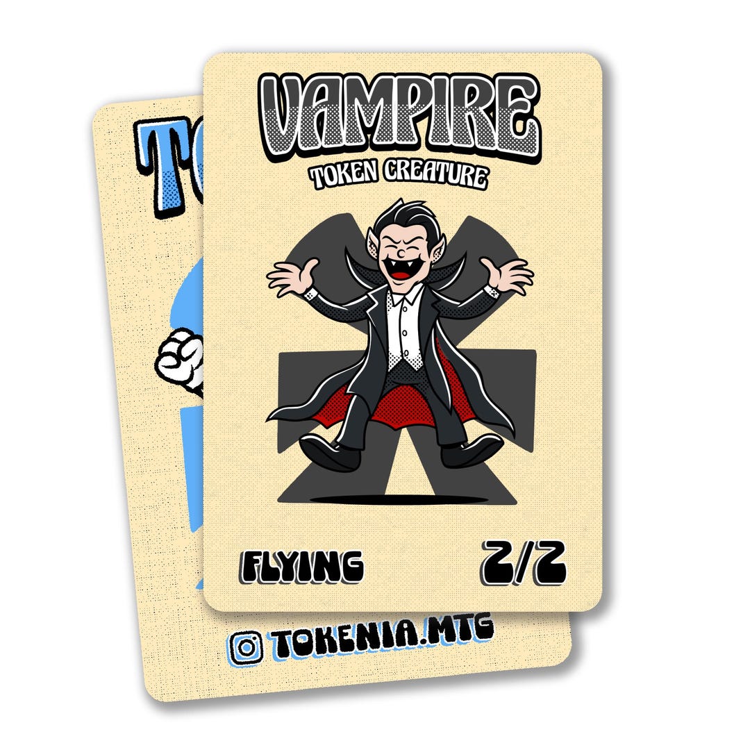 Vampire Flying Token - Etsy