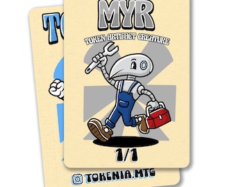 Myr Token - Custom Altered MTG Magic the Gathering Fantasy Board Game ...