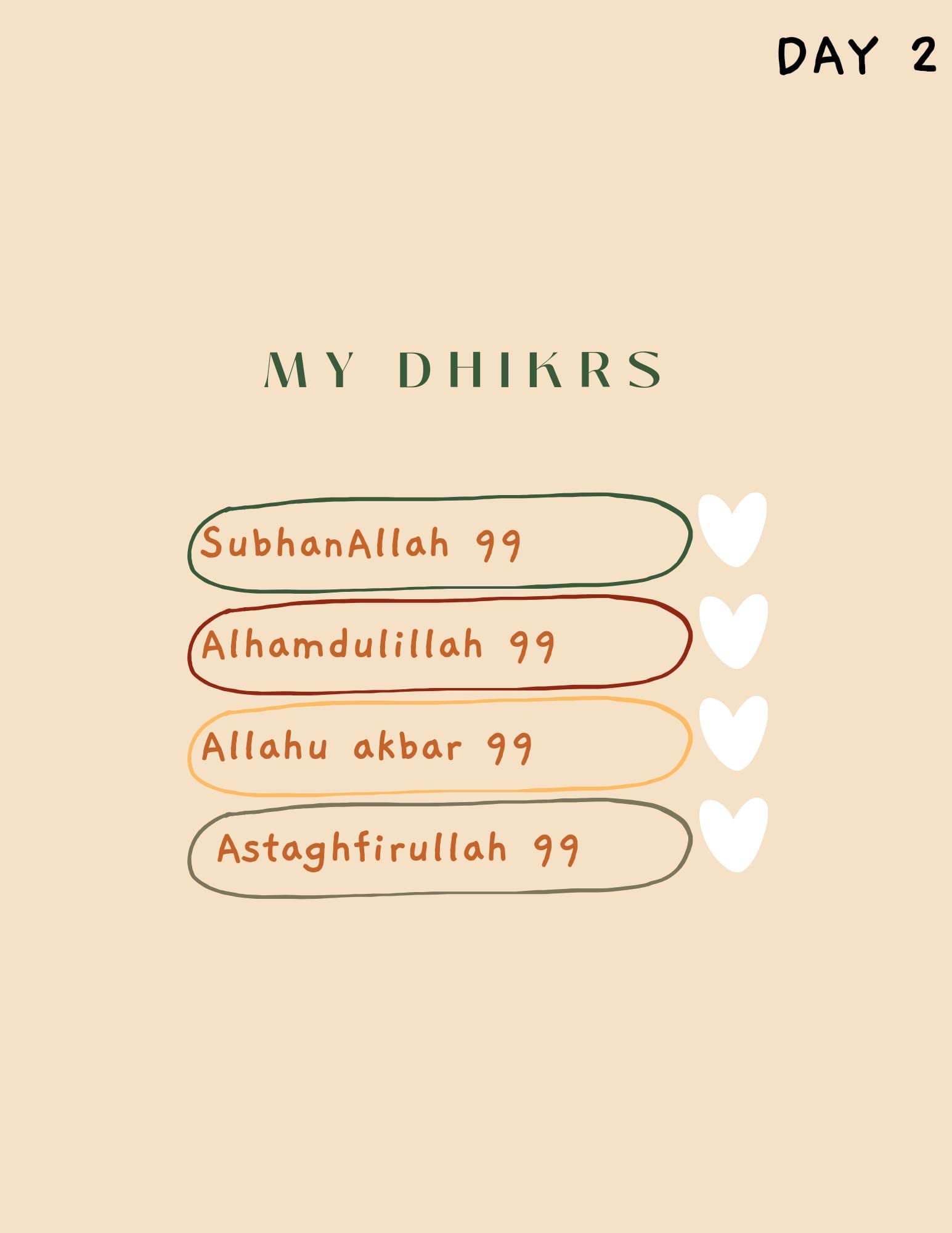 30 Days of Dhikr Islamic Journal Muslim Prayer Notebook Dhikr Journal ...