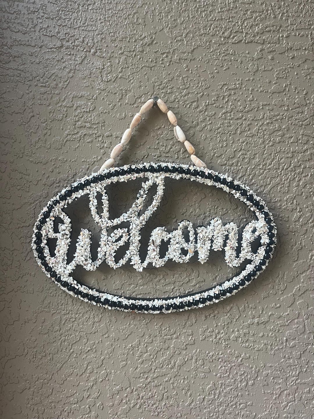 Shell Welcome Sign - Etsy