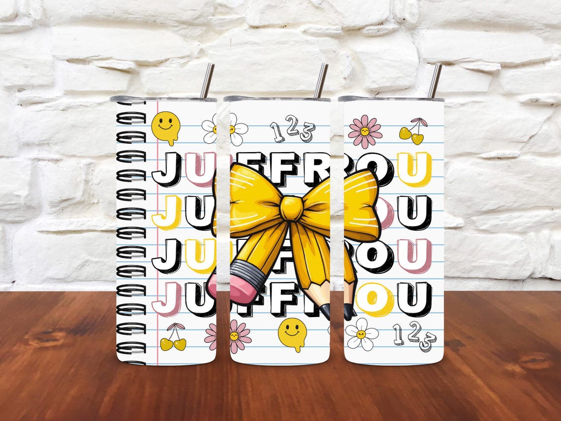 Afrikaans Juffrou Tumbler Design: Retro Teacher Gift (PNG Digital ...