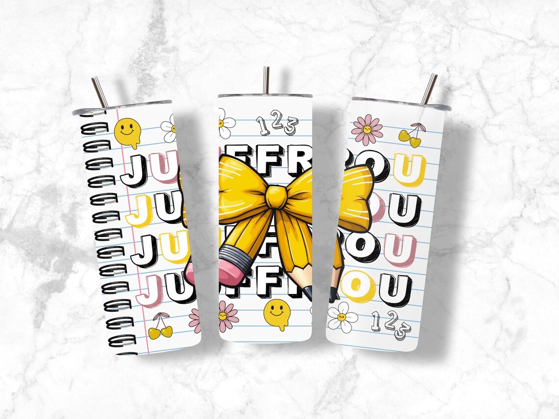Afrikaans Juffrou Tumbler Design: Retro Teacher Gift (PNG Digital ...