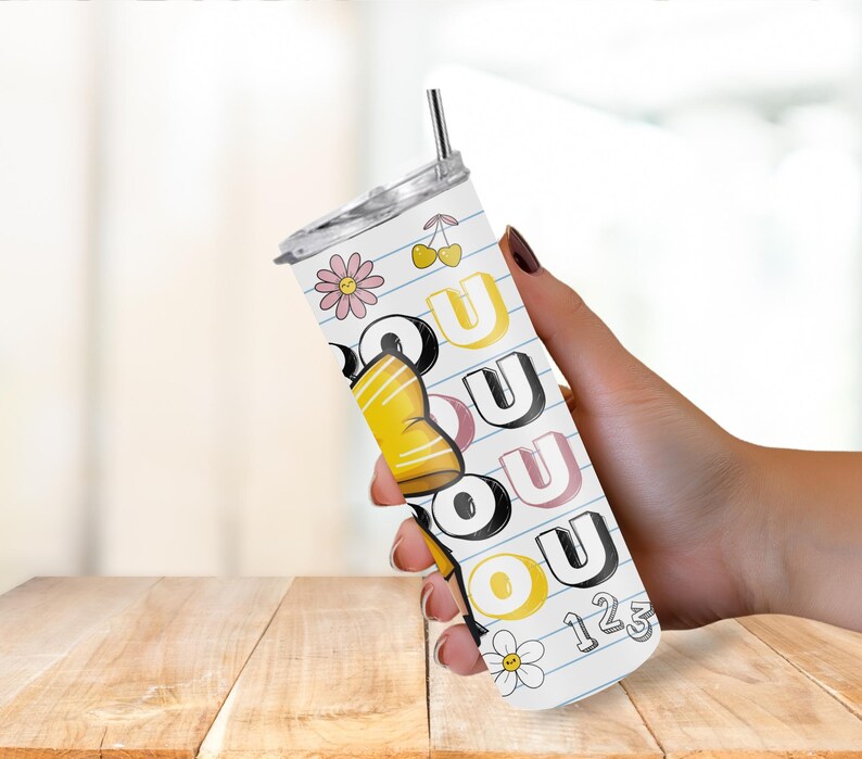 Afrikaans Juffrou Tumbler Design: Retro Teacher Gift (PNG Digital ...