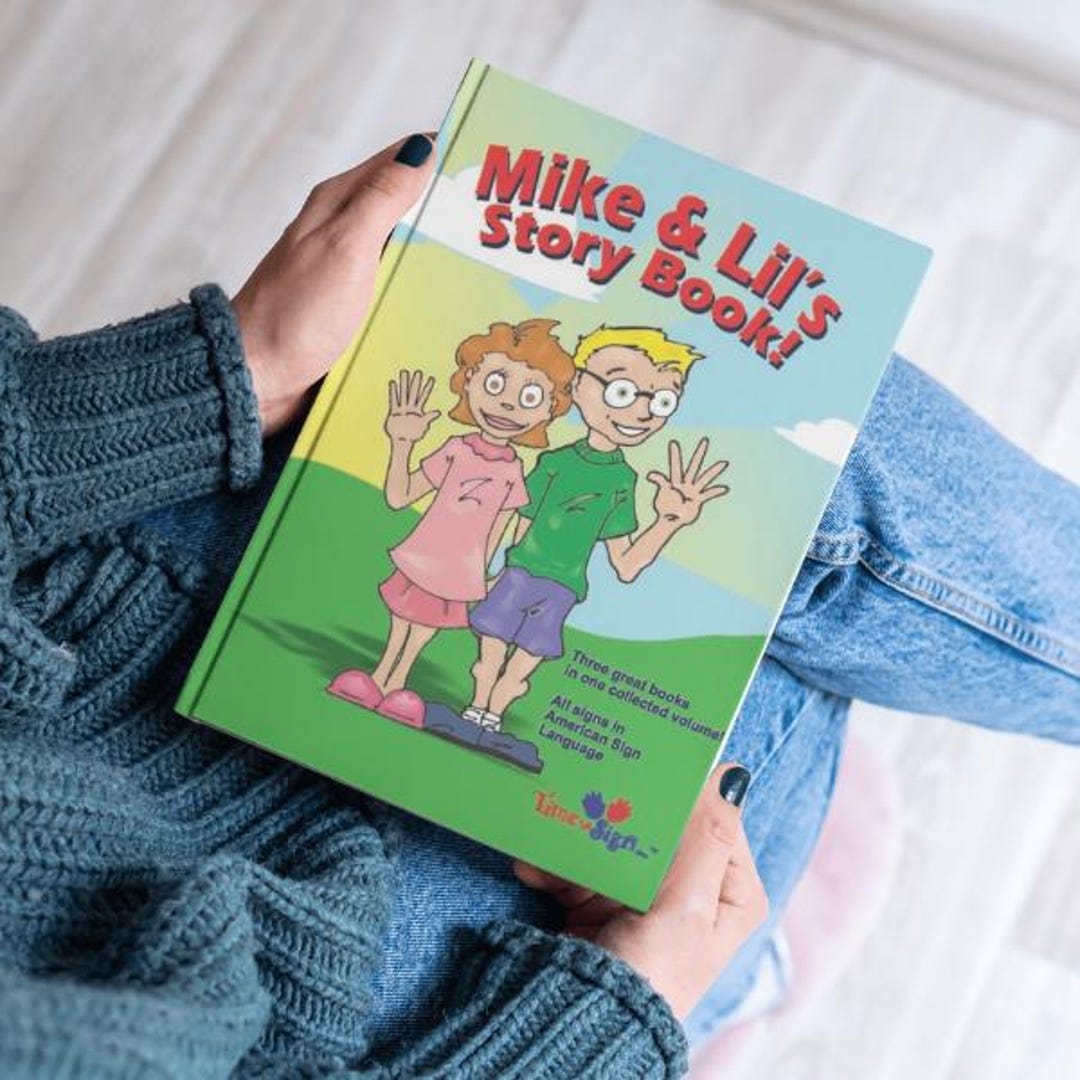 American Sign Language ASL Storybook Coloring Ebook for Kids & Teachers ...