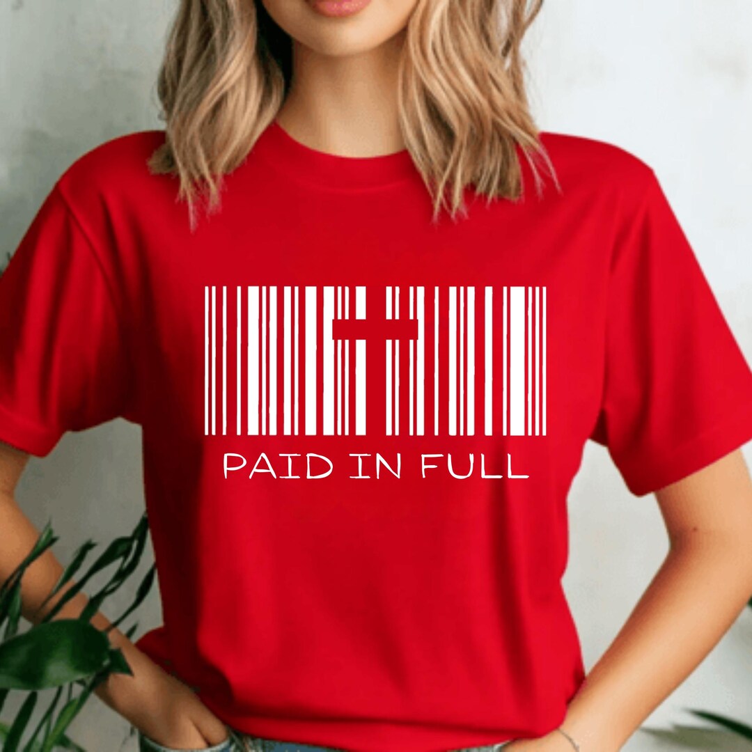 Salvation Christian Tshirt Cross Barcode Graphic Tee Faith-based Hoodie ...