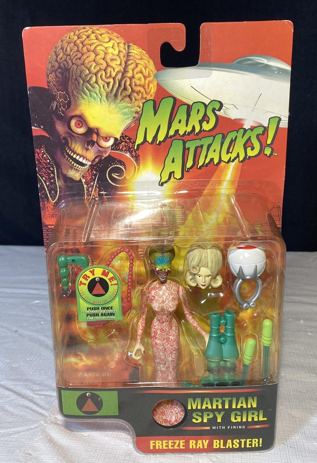 Mars Attacks Martian Spy Girl W/freeze Ray Blaster! - Etsy