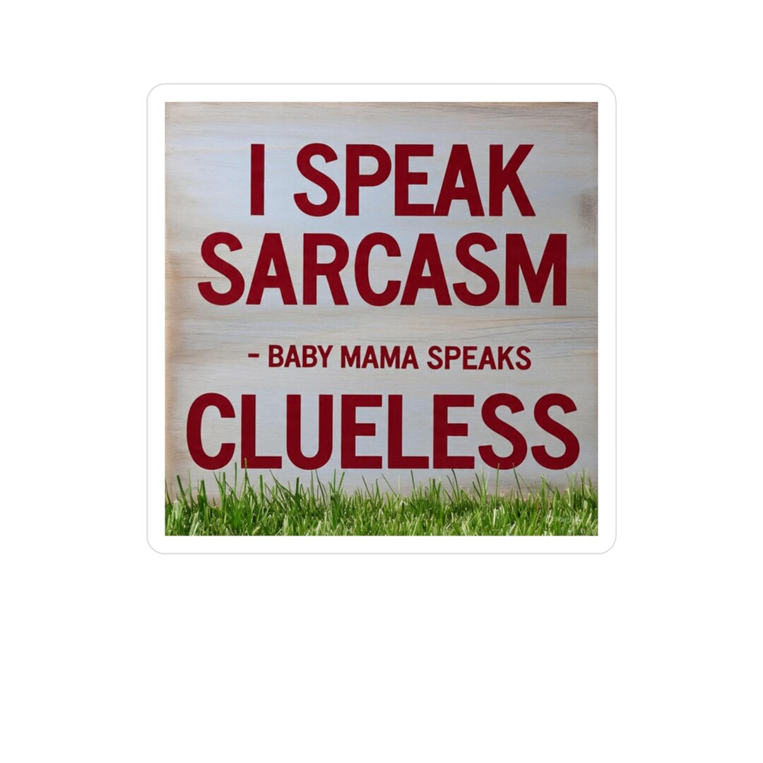 Sarcastic Vinyl Decals, Fun Stickers for Home Decor, Car Window, Humor ...