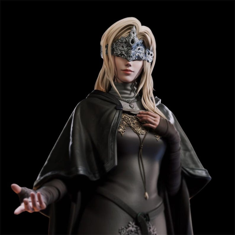 Firekeeper 3D Printed and Hand-painted Diorama Dark Souls Collectible ...