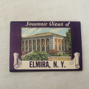Vintage Elmira NY Color Tinted Postcard Pack - 10 Souvenir Views - Etsy