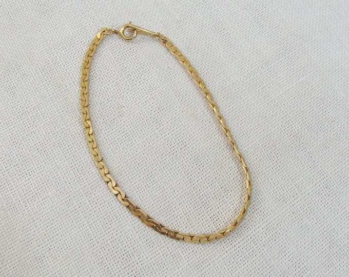 Vintage Amway Gold Tone Chain Bracelet - Etsy