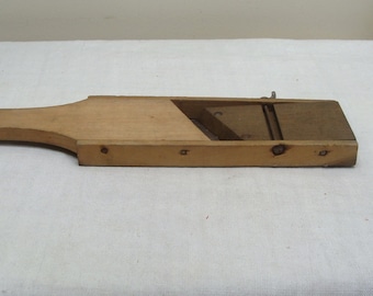 Vintage Wood Big Cabbage Cutter Slicer Board Rustic Kitchen Decor ...