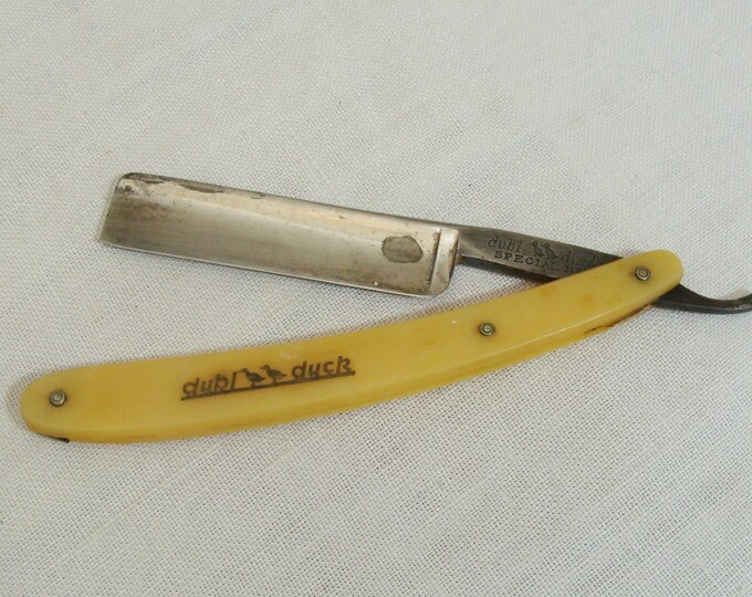 Vintage Dubl Duck Special No. 1 Straight Razor - Pearlduck Solingen ...