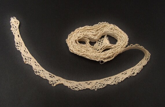 Antique 2 Yards 8 Inches Bobbin Lace .75 Inch Wide - Etsy