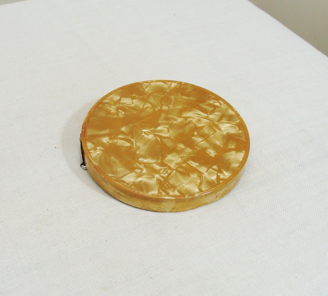 Vintage Celluloid Double Mirror Compact Wall Mirror - Etsy