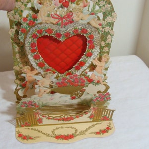 Vintage Pop-up Valentine Cupids and Roses - Etsy