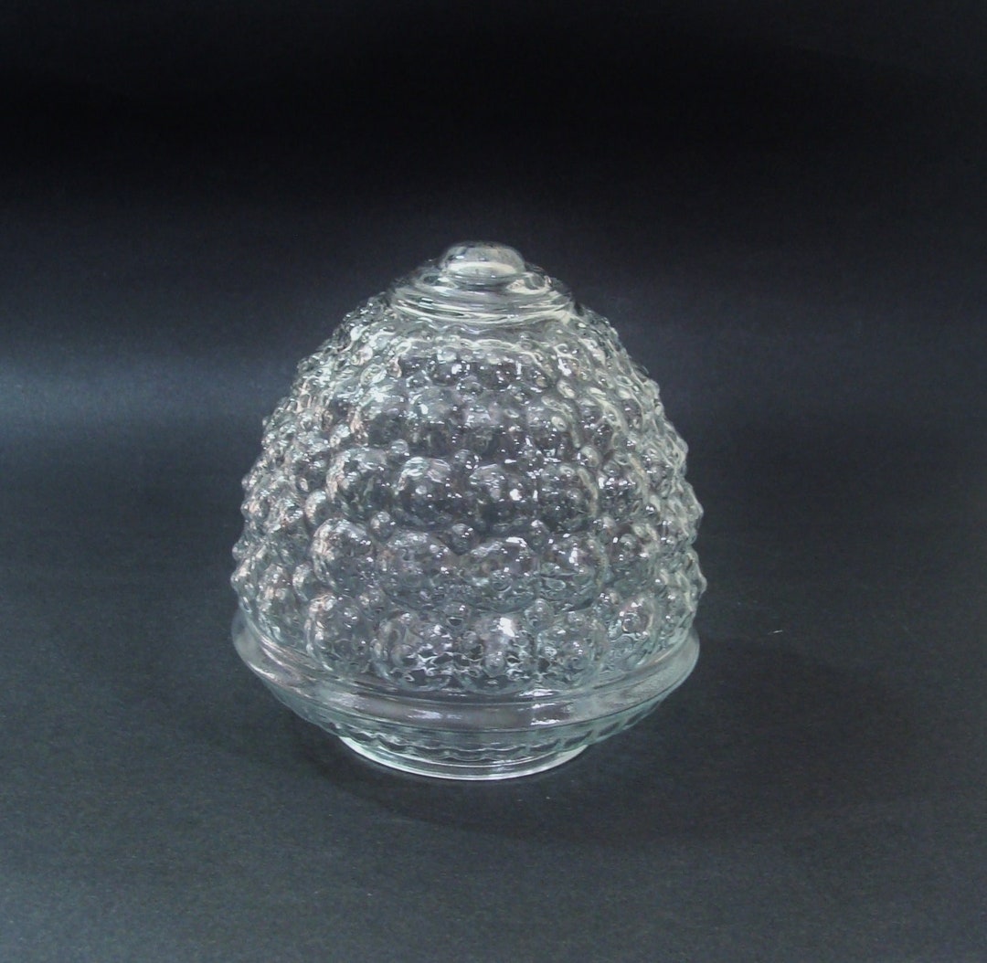 Vintage Beehive Glass Lamp Shade - Bubble Pattern Shade - Etsy