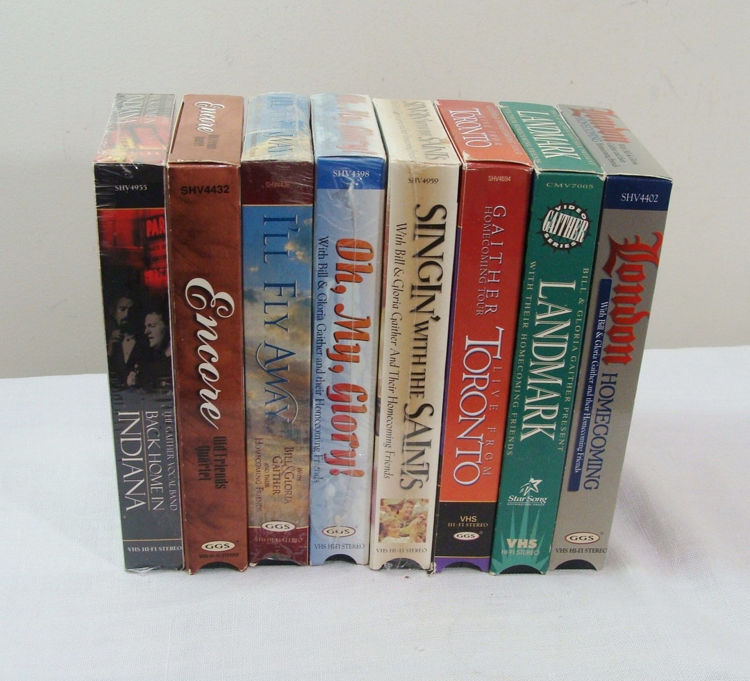 Vintage Lot of 8 Gaither Gospel Series VHS Tapes - Etsy