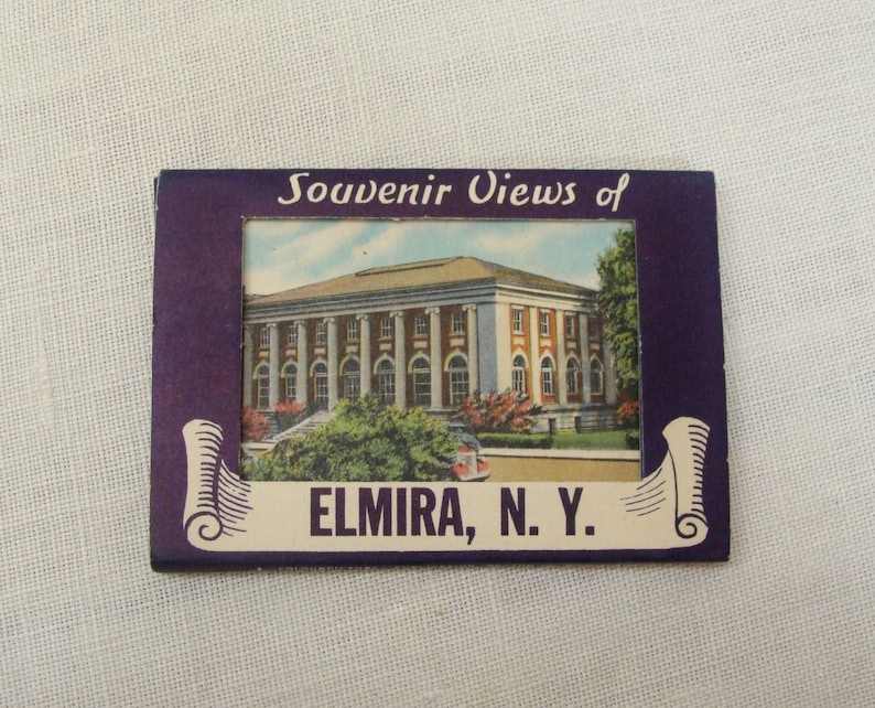 Vintage Elmira NY Color Tinted Postcard Pack 10 Souvenir - Etsy