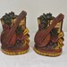 Vintage Syroco Mandolin Bookends - Roses & Sheet Music - Etsy