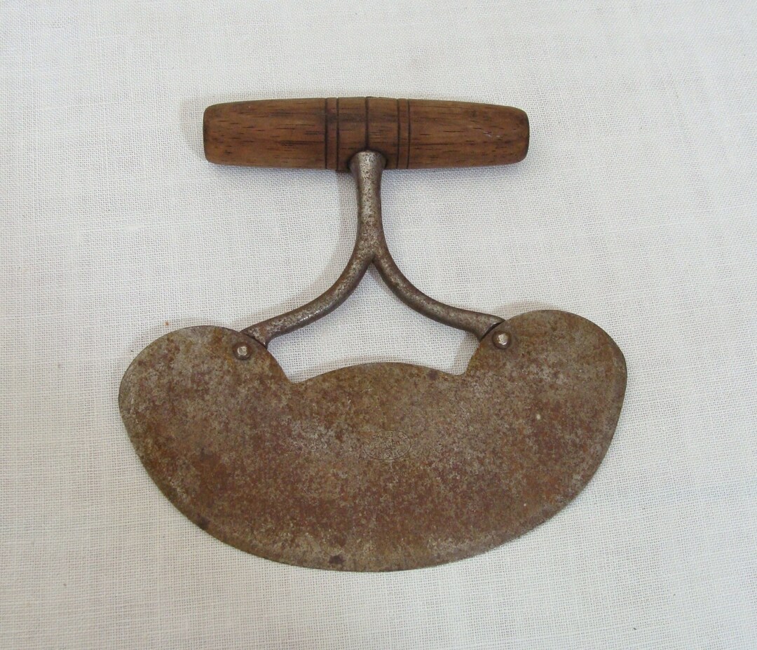 Vintage Knapp & Cowles Forged Cast Steel Rocking Chopper - Etsy Vintage Knapp & Cowles Forged Cast Steel Rocking Chopper - Etsy