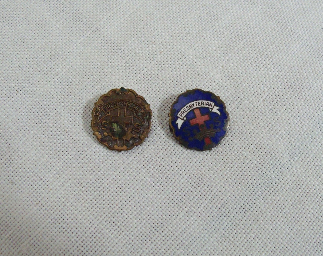 Vintage Lot of 2 Presbyterian Pins - Etsy
