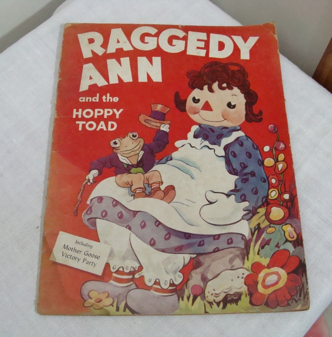 Vintage Raggedy Ann and the Hoppy Toad Book - Etsy