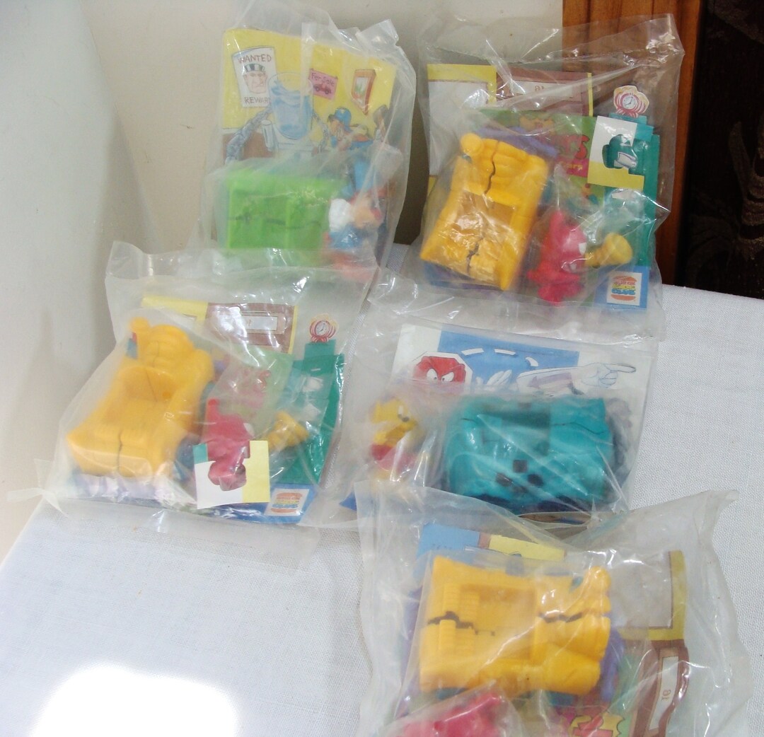 Vintage Lot of 5 Disney Bonkers Crash Apart Cars - 3 Toots 1 Bonkers 1 ...