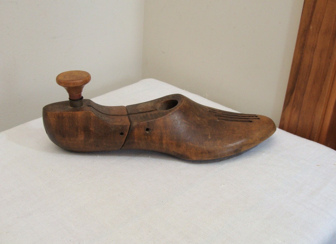 Vintage Wood Shoe Block Stretcher - Shoe Tree - Etsy