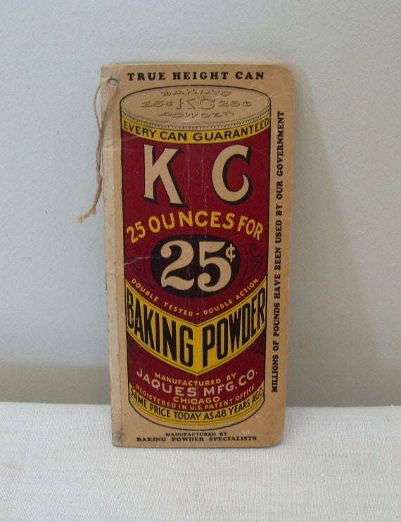 Vintage KC Baking Powder Grocers Want Booklet | Etsy
