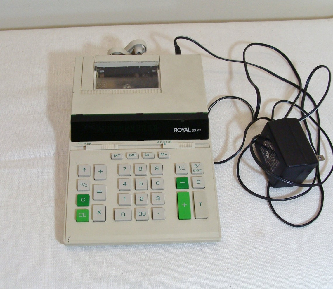 Vintage Royal 20PD Desktop Calculator | Etsy